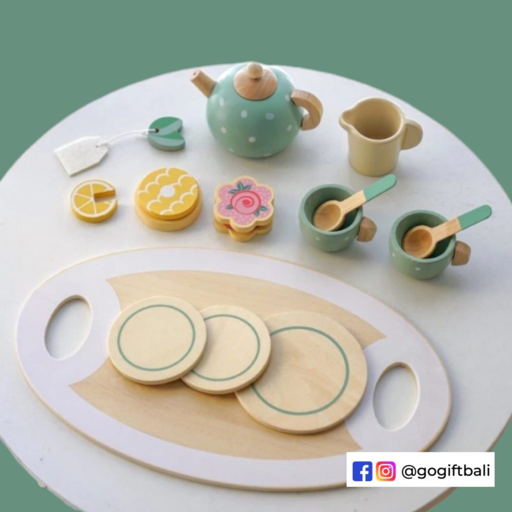 Wooden Afternoon Tea Set – Go Gift Bali